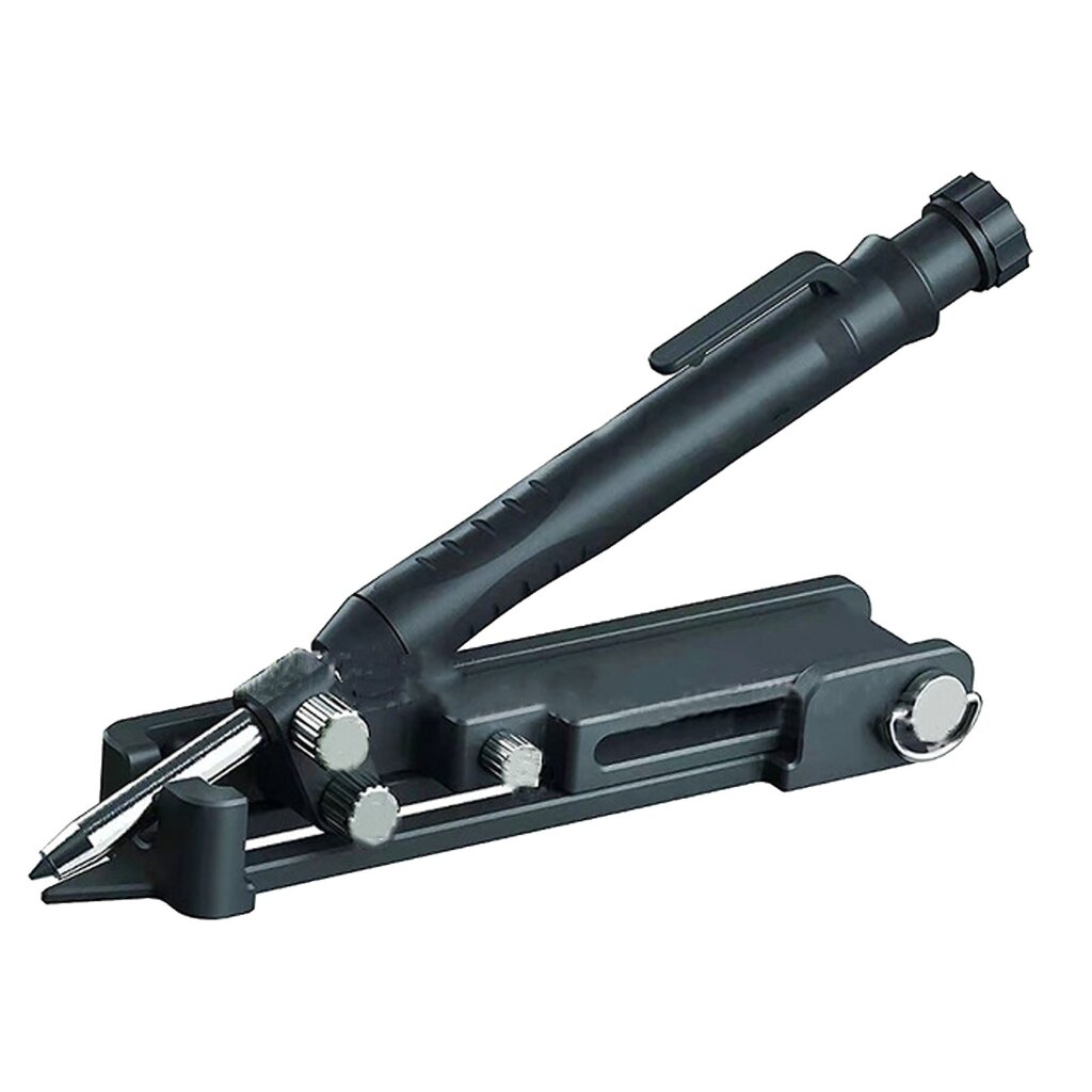 Многофункциональная Линейка Для Рисования И Контурный Калибр Для Плотницких И Деревообрабатывающих Работ Точная Разметка Ручной Инструмент Для Укладки Тротуарной плитки