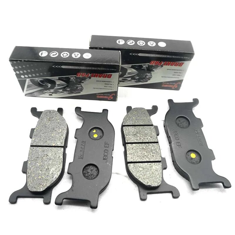 Передние и задние тормозные колодки для мотоцикла, комплекты для YAMAHA FZ6 Fazer 2 Front Brake Pads