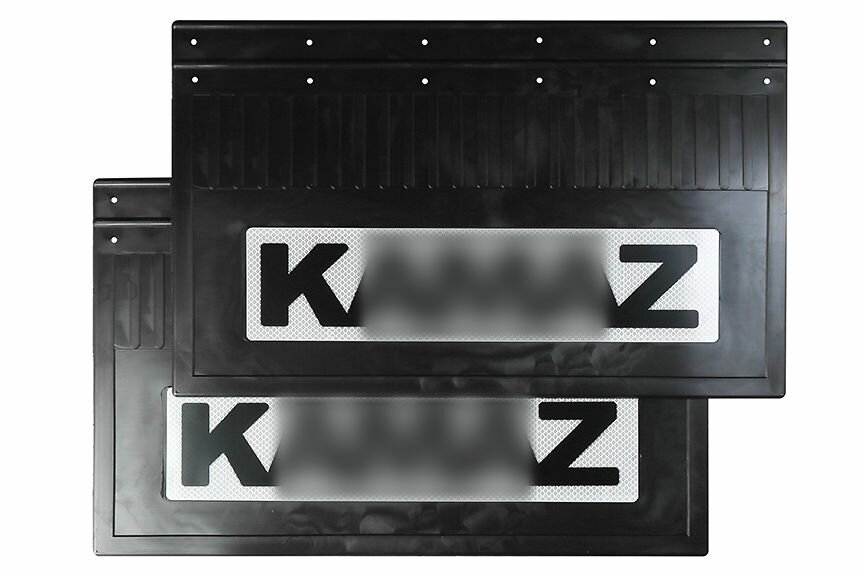 Брызговики светоотражающие задние (резина) на КАМАЗ (комплект) 585*365