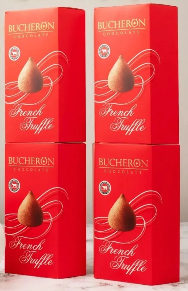 Конфеты французский трюфель "BUCHERON " 130г . 4 шт.