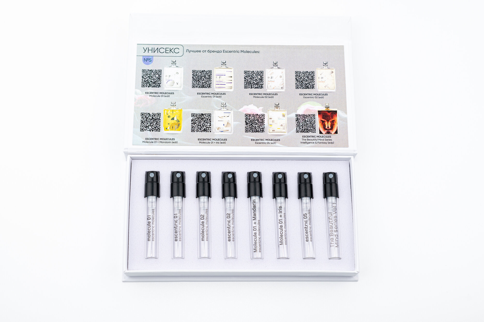Parfums BOX №5 Лучшее от бренда Escentric Molecules набор унисекс 1,5*8