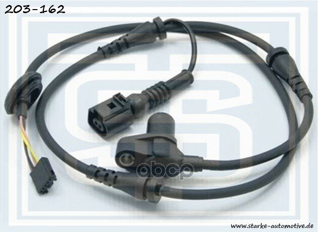 Датчик ABS перед. A4 8E0927803A ABS AUDI A4 (B5+) 1,6-3,0 quattro 11.2000--12.2004 передний/8E0927803A 203-162 8E0927803A 2.