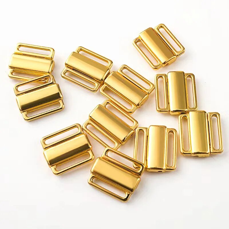 Металлические пряжки для пошива 10 шт. 10MM, Gold