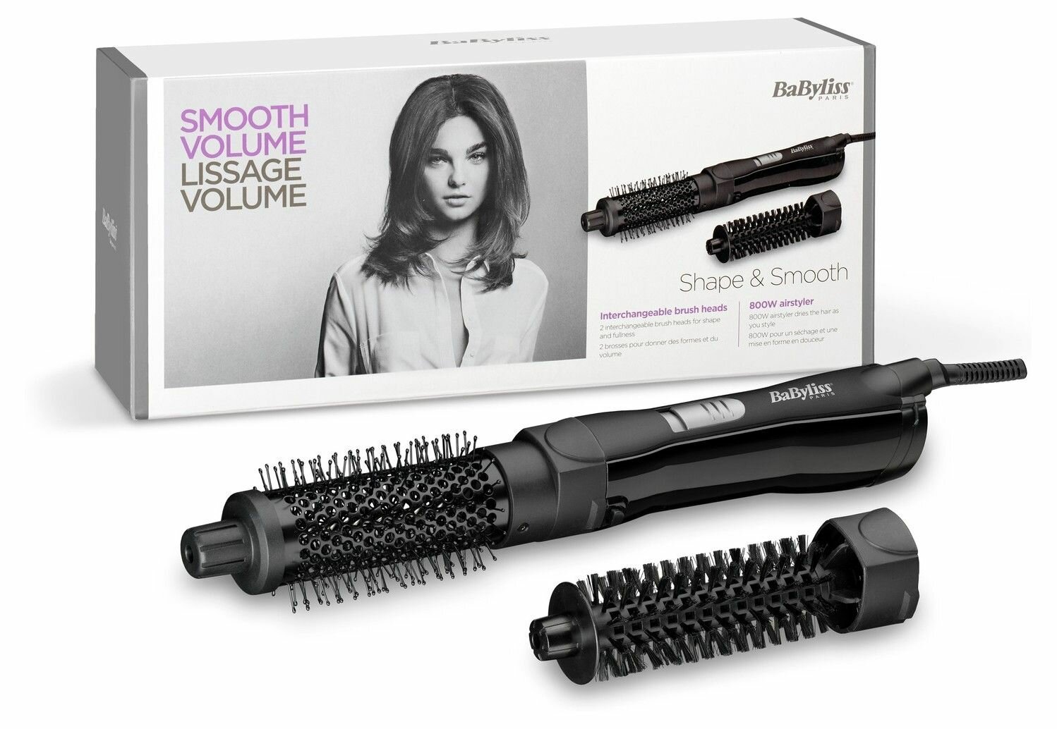Фен-щетка BaByliss AS82E Shape & Smooth