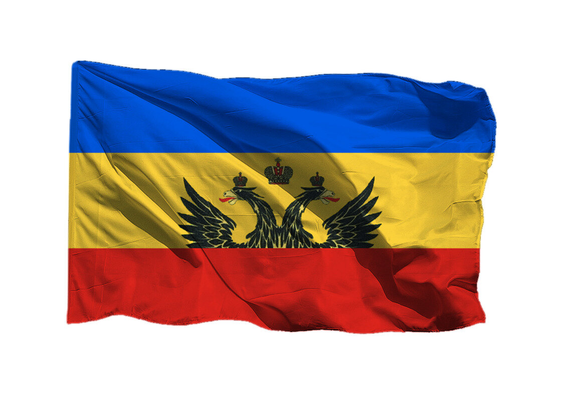 Флаг Новочеркасска на сетке, 70х105 см - для уличного флагштока