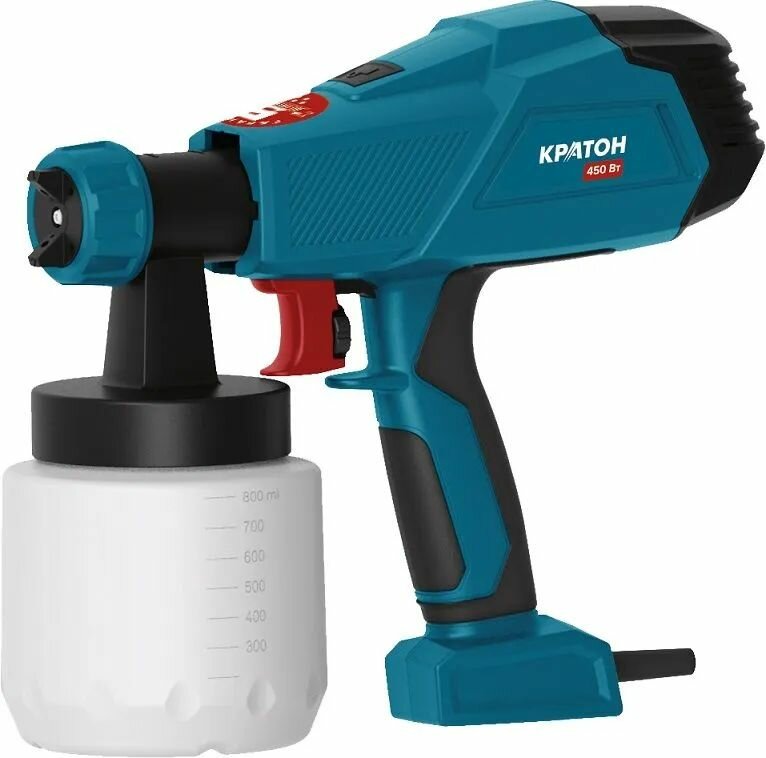Краскораспылитель электрический кратон ESG-450, сопло 1.8/2.6 мм