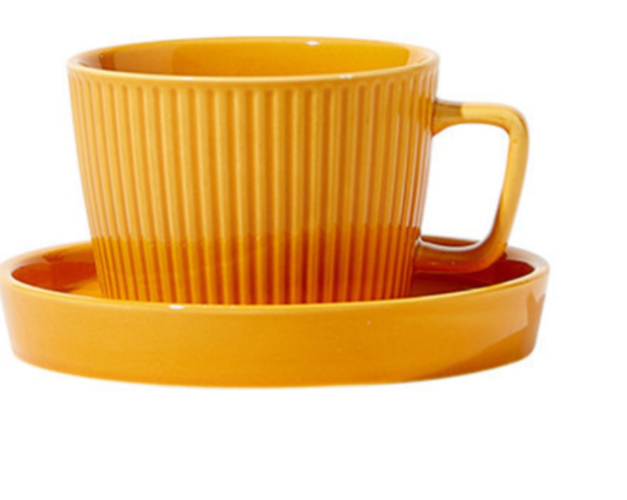 Скандинавский стиль Римская ретро - роскошная кофейная чашка с соусом 3D керамический капучино послеобеденная чашка