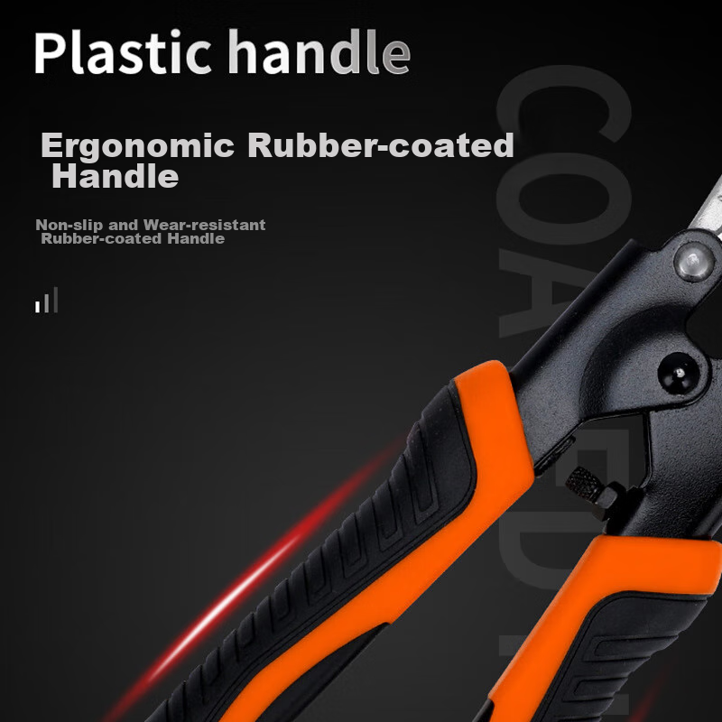 Гидравлический кусачки для проволоки 8 дюймов 4 мм для стальных прутков прочные домашние плоскогубцы Стиль：Модель для