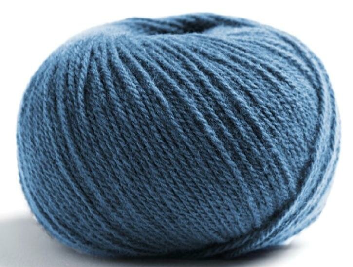 Bergamo /Бергамо/ пряжа Lamana (75% шерсть мериноса сверхтонкая, 25% бэби альпака), 25г/65м (12, jeans (джинсовый), синий)