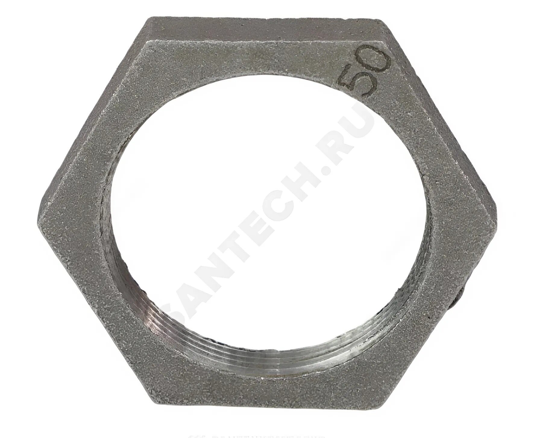 Контргайка Fittex, для металлопластика, чугуна, стали, нержавеющей стали, 50мм