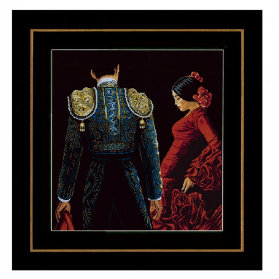 Набор для вышивания Dancing passion LANARTE 48 x 50 см LANARTE PN-0150003