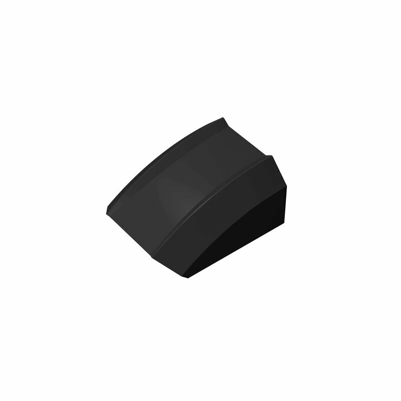Черные пластиковые блоки Gobricks 47904 шт, Цвет: 080