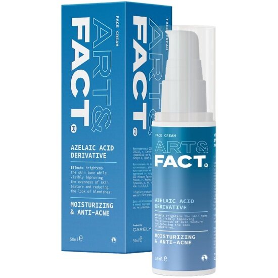 Крем для лица Art&fact анти-акне с Азелоглицином Azelaic Acid Derivative, 50 мл