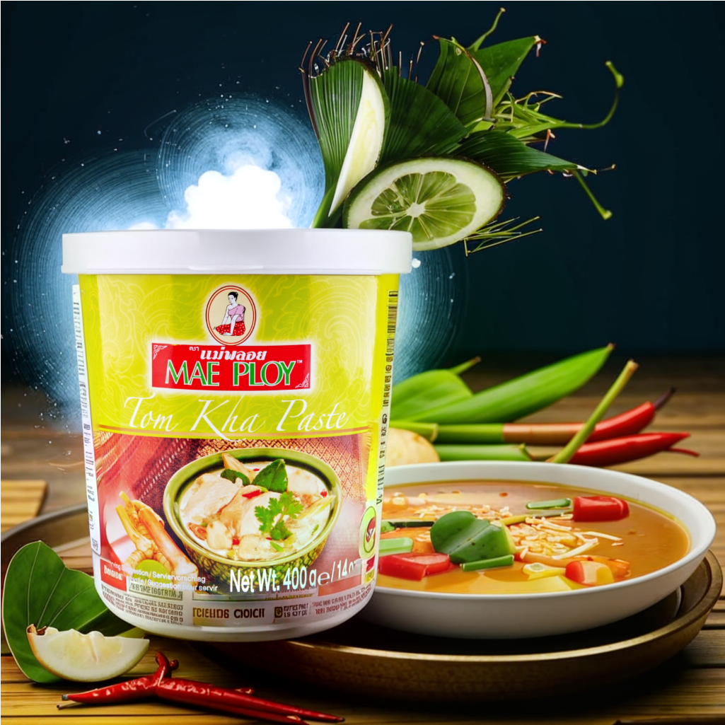 Паста Том Кха Mae Ploy для приготовления тайских блюд 400 г, Таиланд