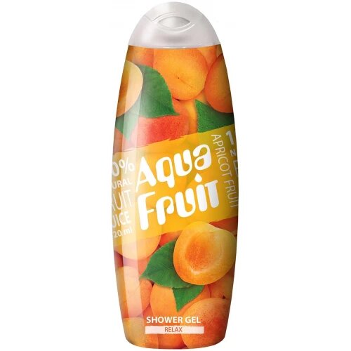 Гель для душа БИГ, Aquafruit, Relax, Абрикос, 420 мл