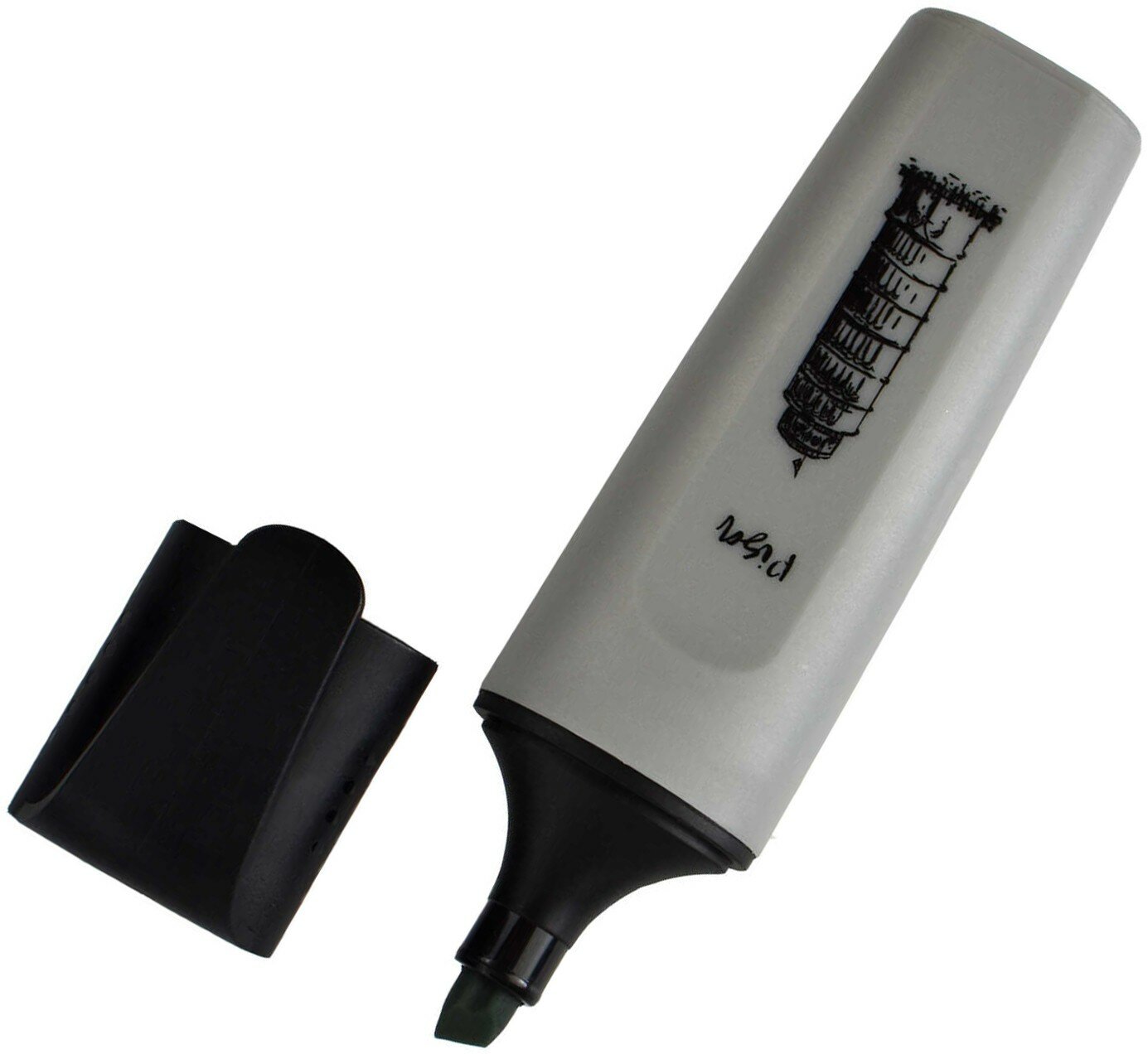 Текстовыделитель Пиза, серый