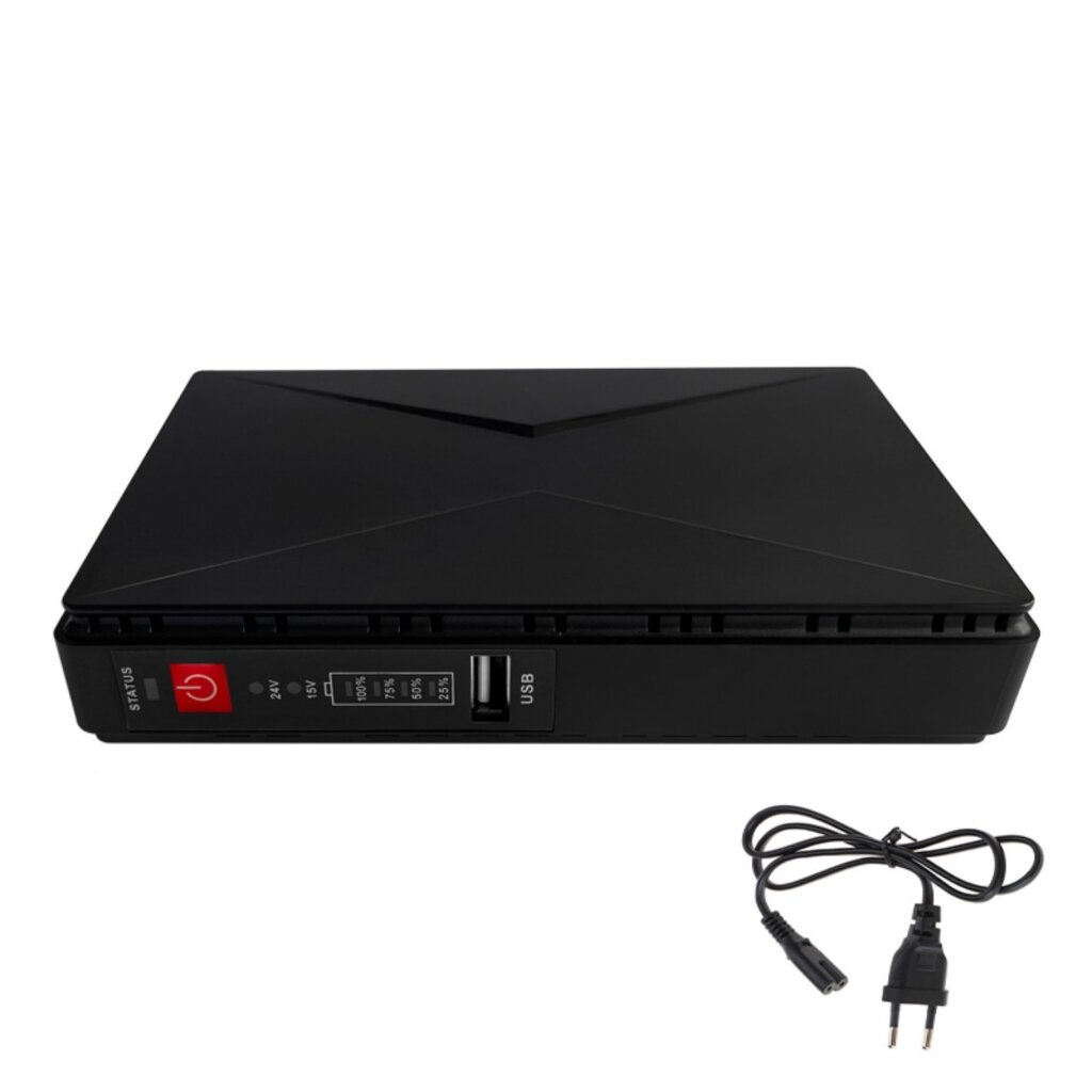 Адаптер питания, Европейский стандарт DC UPS непрерывное питание для маршрутизаторов и POE источник питания - 8800mah