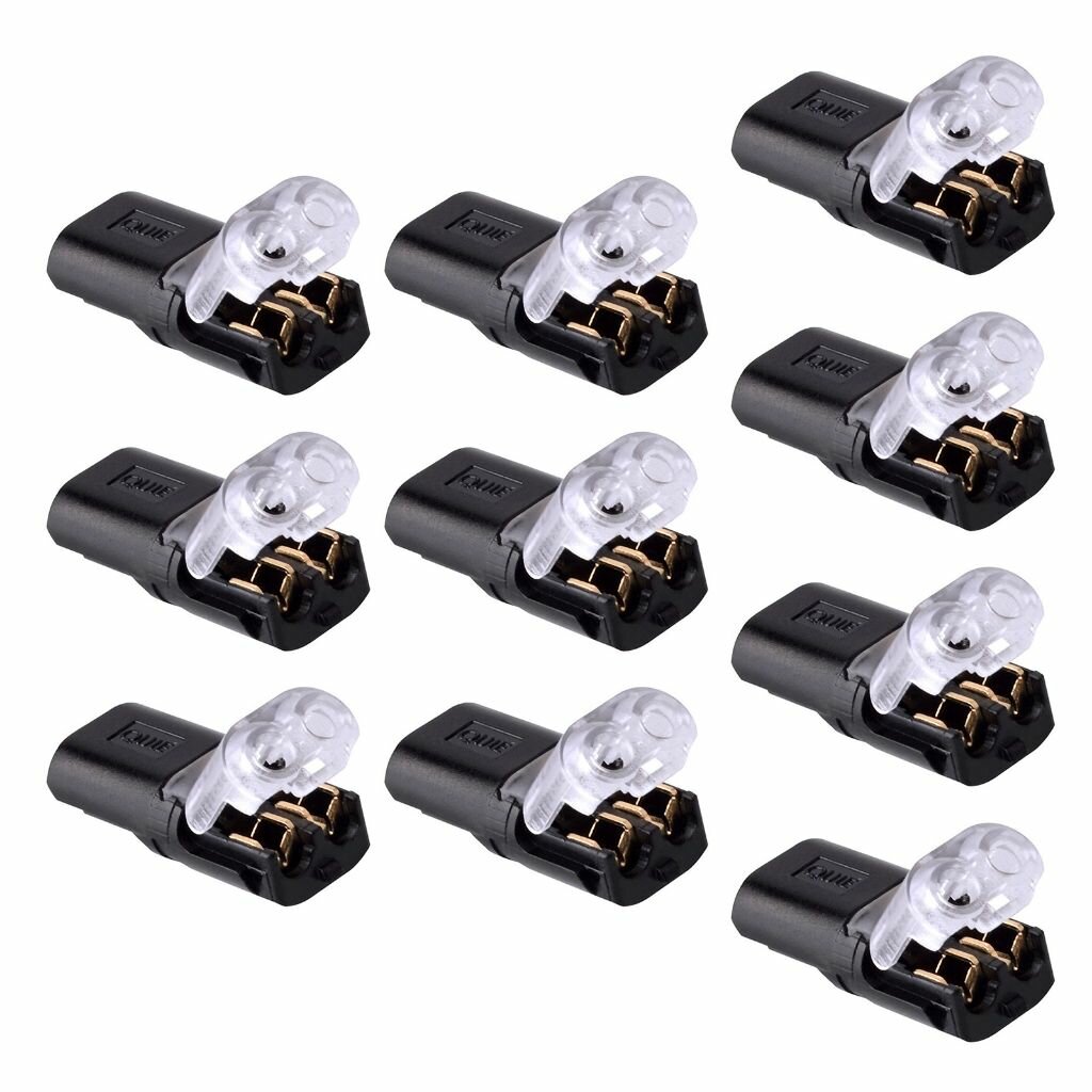 Кабельные разъемы, Быстрые соединители двойных проводов - 10 шт