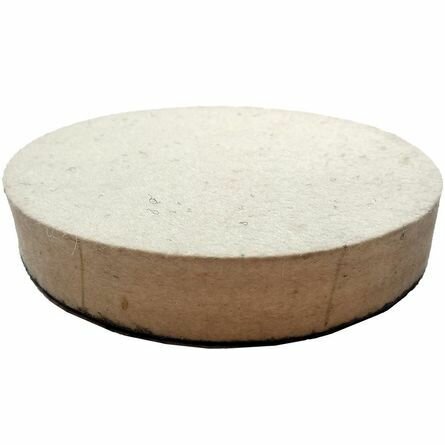 Круг фетровый полировальный 125х20 мм с креплением VELCRO