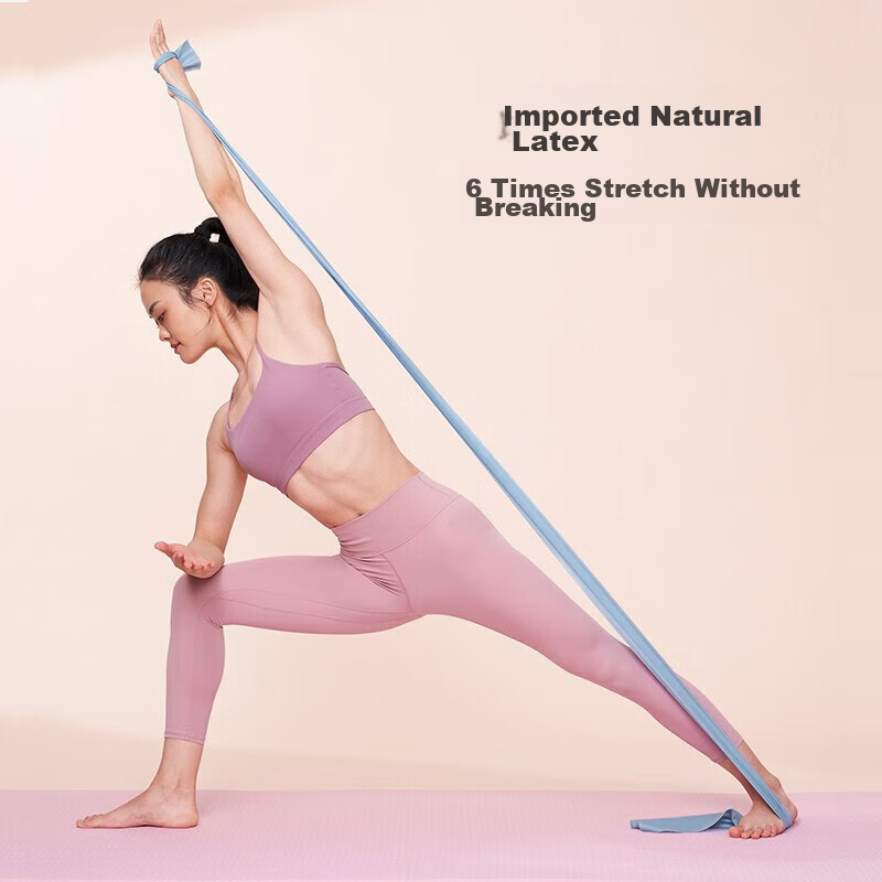 Keep Fitness Resistance Band for Shoulder Opening, Back Shaping, Yoga, Dance, And Stretching Exercises, Blue/15 Lbs