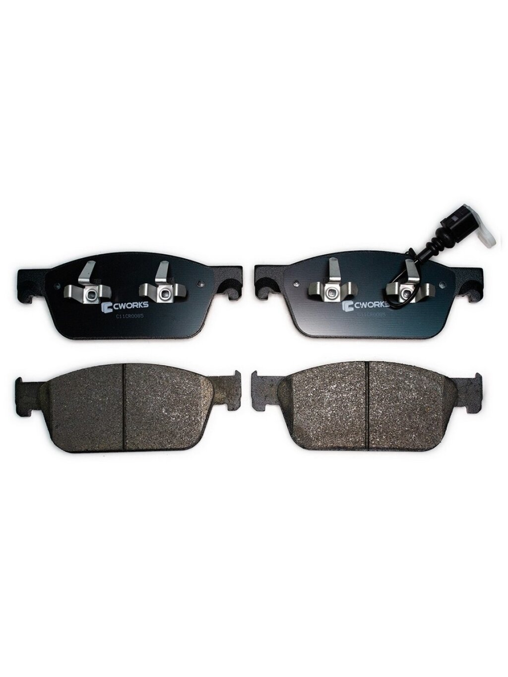 Колодки тормозные передние (Low Metallic) CWORKS C11CR0085