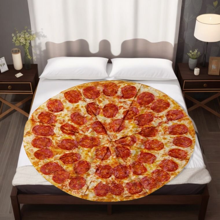 Плед Fun Pizza Flatbread Теплое одеяло