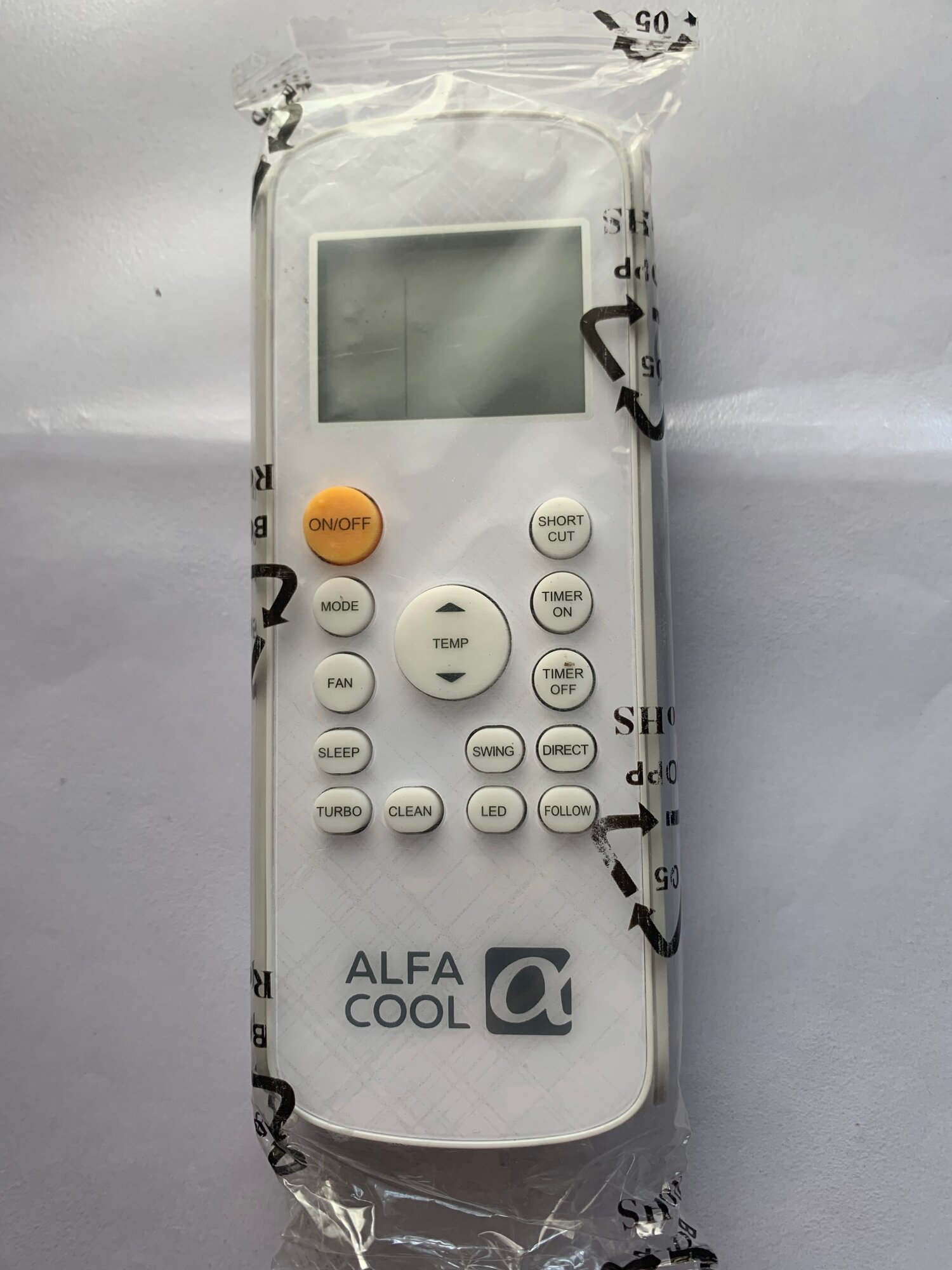 Пульт д/у, Alfa Cool RG57A1, Бирюса, Морозко RG57A1, для кондиционеров, оригинальный