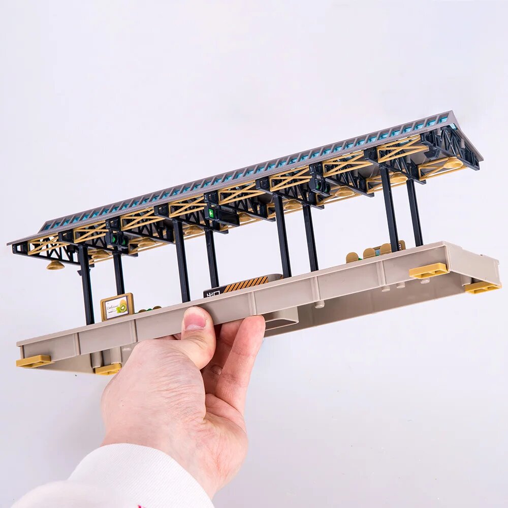 Модель железнодорожной станции 1:87 пластик