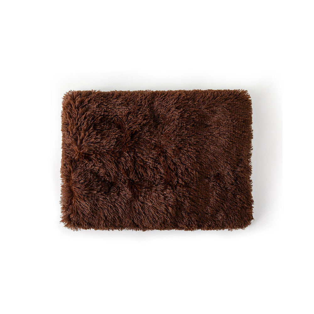 Большая плюшевая лежанка для собак, мягкие и удобные спальные места для питомцев, противоскользящие маты для лежаков, подходящие для больших, средних и маленьких собак и кошек.