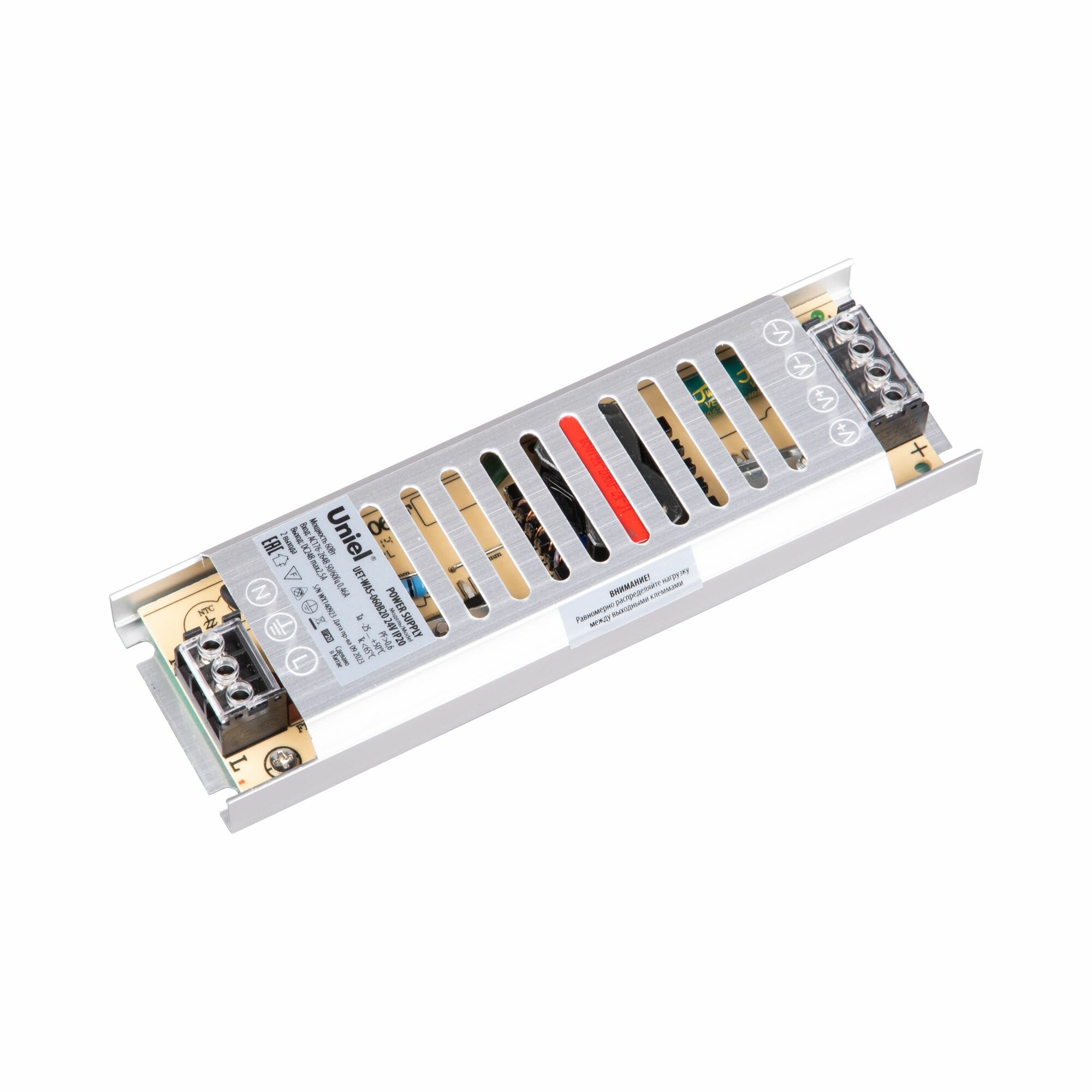 Блок питания (AC-DC) 24V 60W UL-00010259 UET-WAS-060B20 IP20 кожух