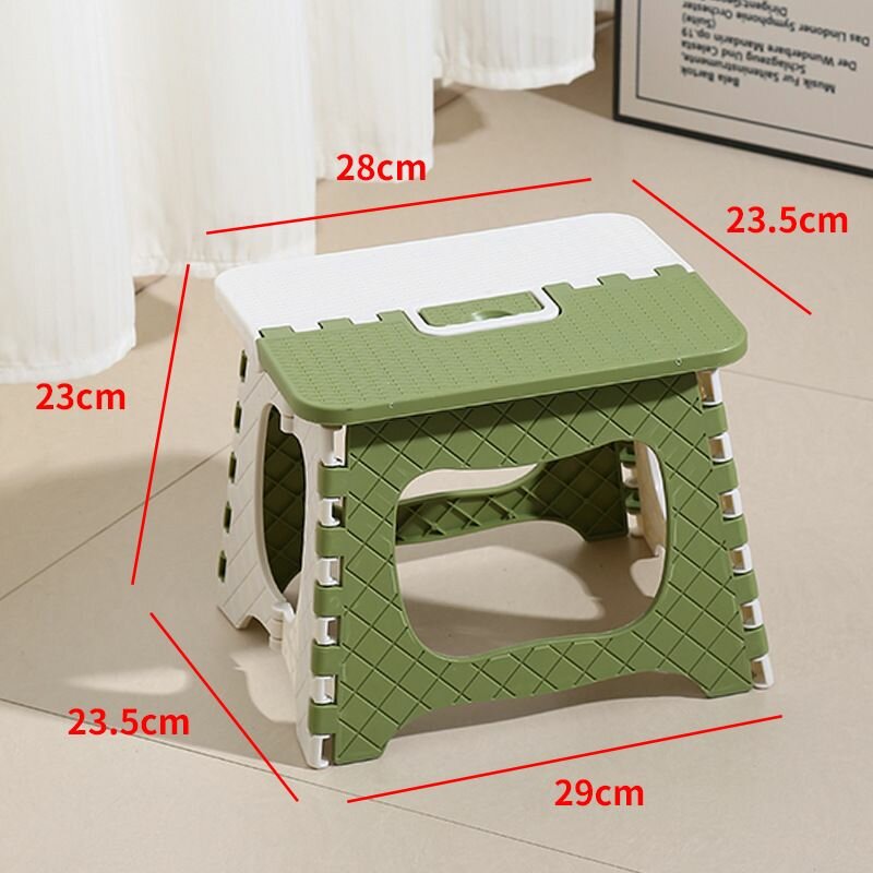 Пластиковый складной табурет, детская маленькая скамья