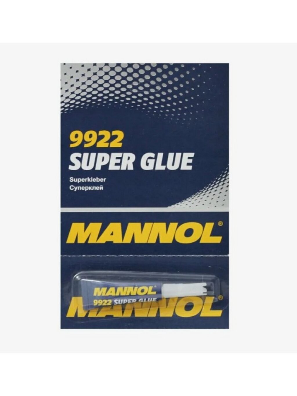 Клей супер "MANNOL" 9922 Super Glue (3 гр)