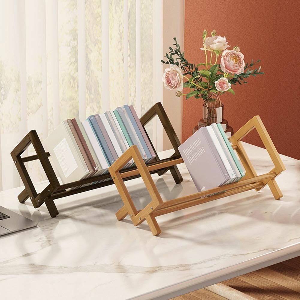 Небольшая книжная полка на рабочем столе, Полка для книг настольная органайзер