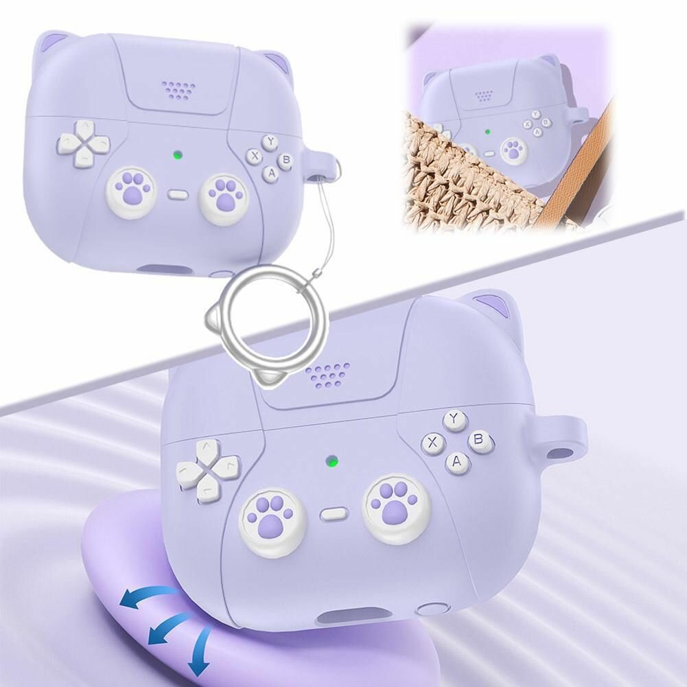 Чехол для наушников ,3D силиконовый чехол для Samsung Galaxy Buds 3/pro/live/Buds3 Pro/FE Capa Cover