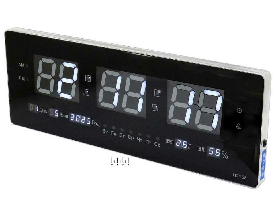 Часы цифровые Орбита OT-CLW09 белые