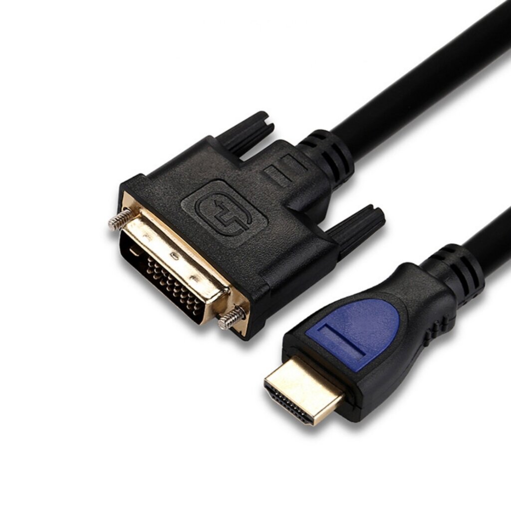 Кабель, HDMI male to DVI24+1 male 1080P HD video adapter - 1.5m