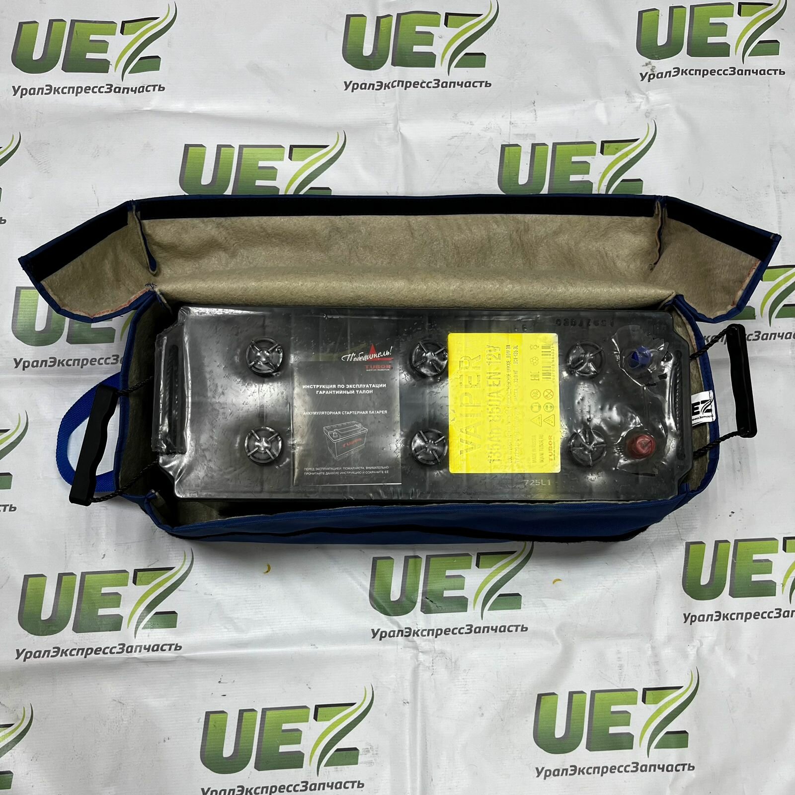 Термокейс для АКБ 190 A/h на липучках, производства UEZ