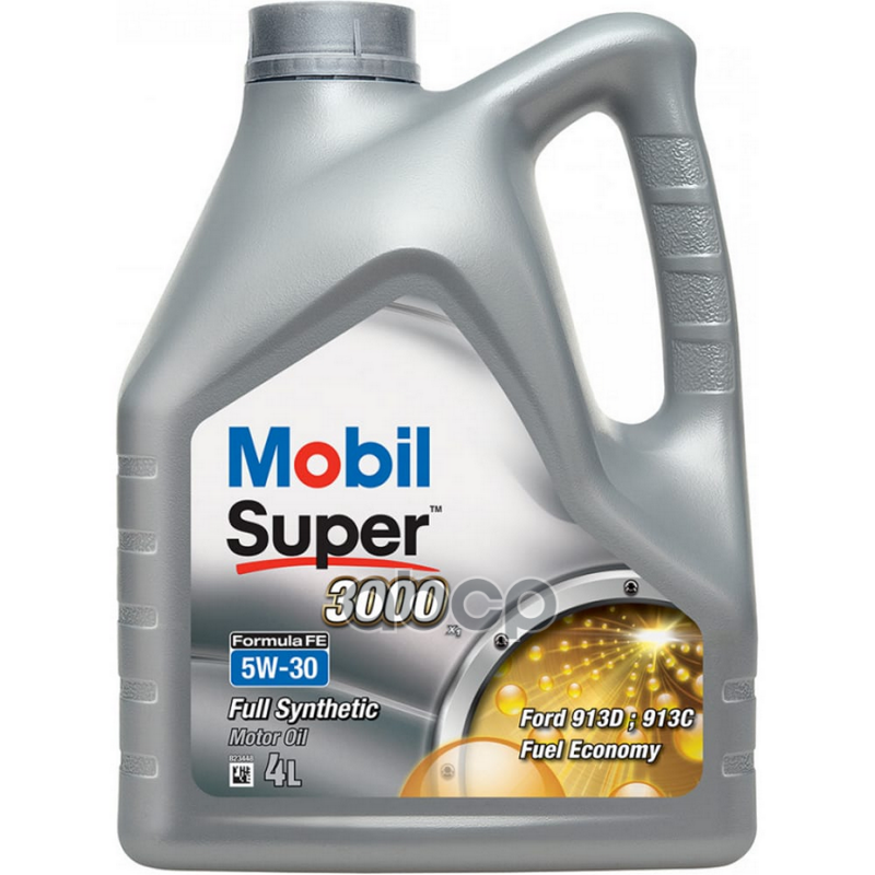 Mobil Масло моторное синтетическое Super 3000 X1 Formula FE 5W-30, 4л