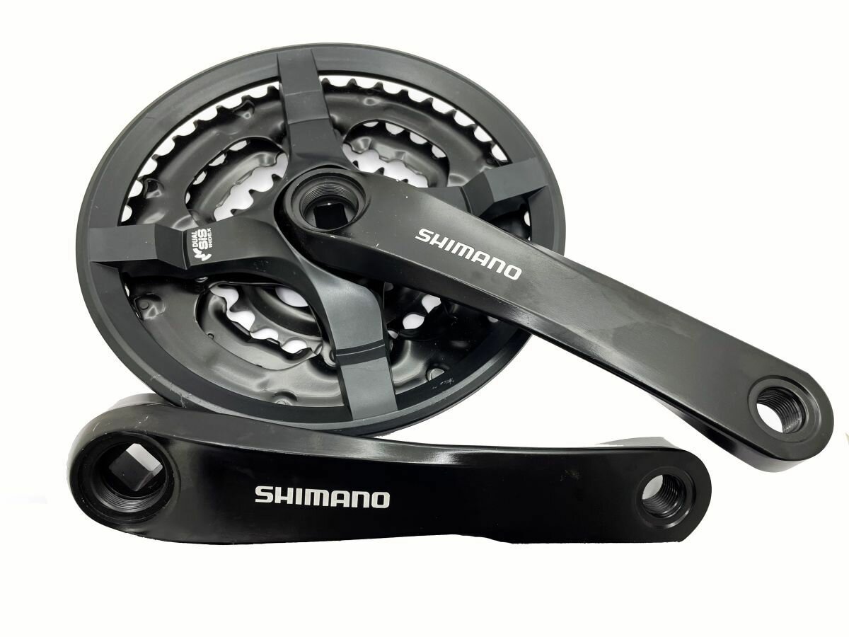 Система Shimano TY501, 170мм, Кв, 42/34/24, с защитой, черн, б/уп