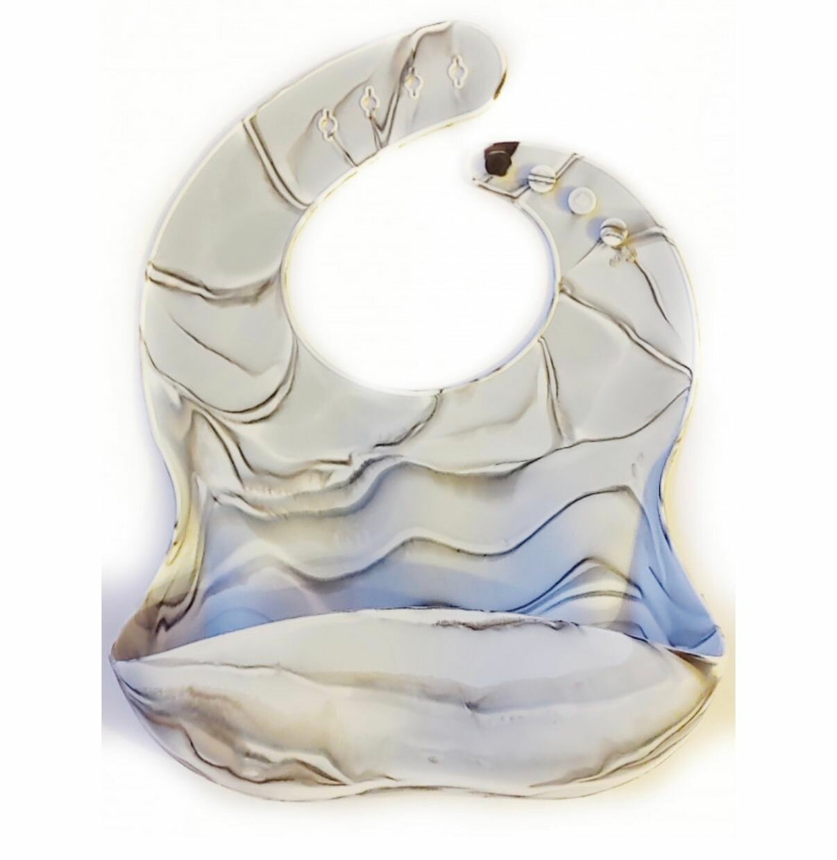 Силиконовый нагрудник для кормления