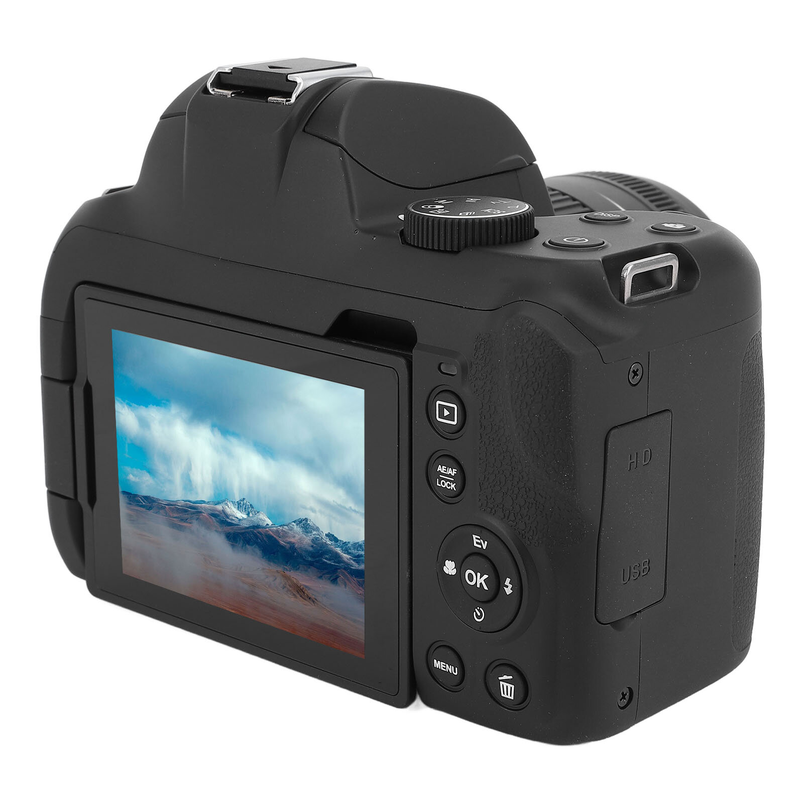 Цифровая камера 4K для фотографии 72MP HD 12x цифровой зум автофокус микро СЛР с телескопическим объективом 3-дюймовым IPS экраном для начинающих