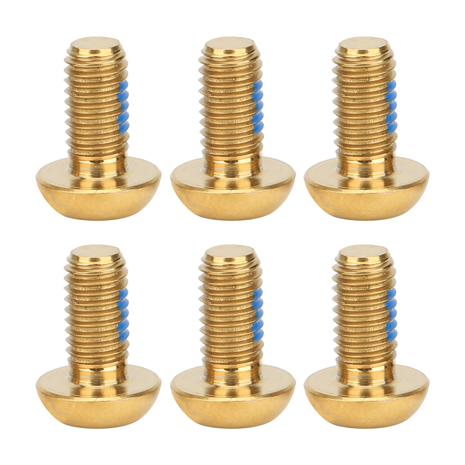 Шт./коробка Болты из титанового сплава M5x10 мм для велосипедных тормозных дисков T25, винты, золотистые