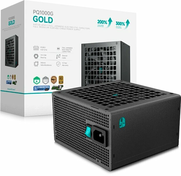 Блок питания DeepCool 1000 Вт Gamerstorm PQ1000G, оригинал, гарантия 1 год