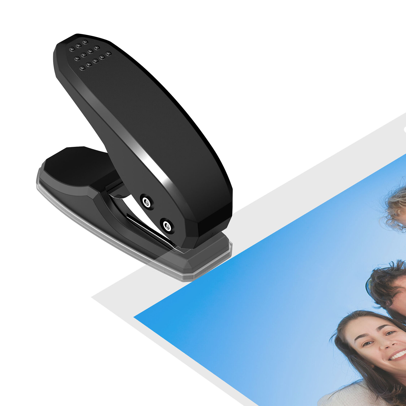 Миниатюрный металлический дырокол с одним отверстием, вместимость 8 листов, отверстия 6 мм, упрощает сбор обрезков картона, подходит для художественных проектов, документов, офиса, школы и дома.