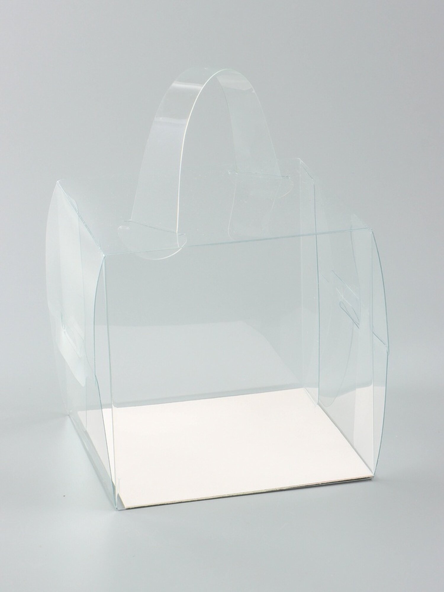 Подарочная коробка Upak Land, для десертов, прозрачная, PVC, 13x13x13 см