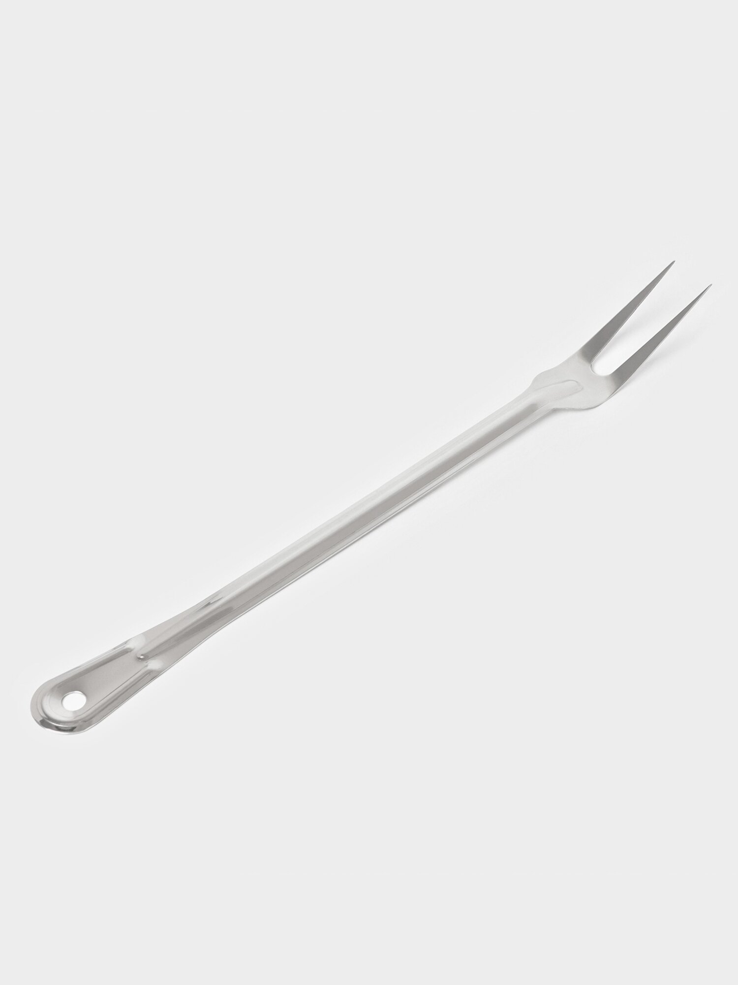 Вилка для мяса Доляна «Индия», 46.7×4 см, толщина 1.45 мм, нержавеющая сталь