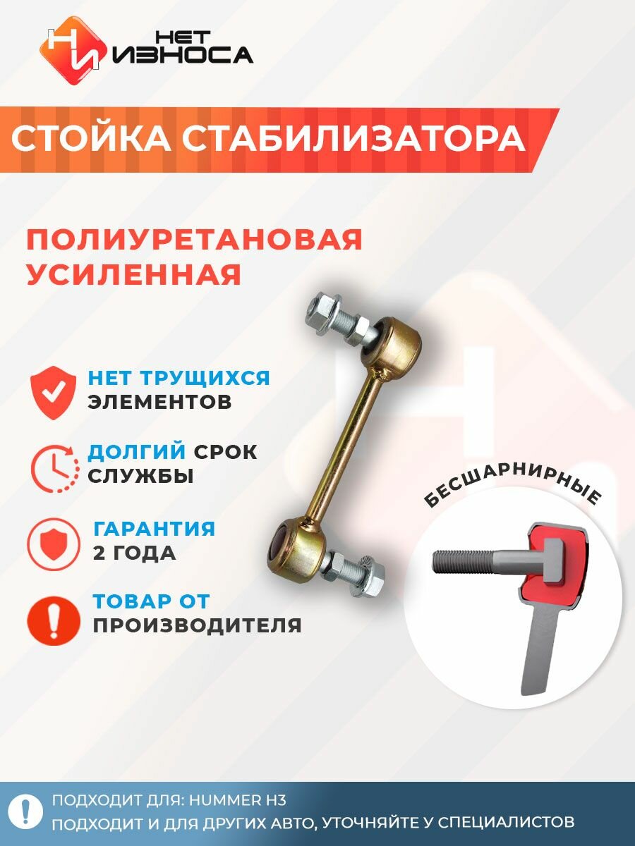 Стойка стабилизатора усиленная полиуретановая подвеска для машины, автозапчасти NL219 Hummer H3