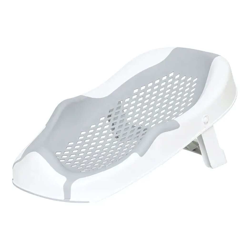 Горка для купания складная «Смоки», пластик, серо-белый, безопасный край, для детей от 6 месяцев