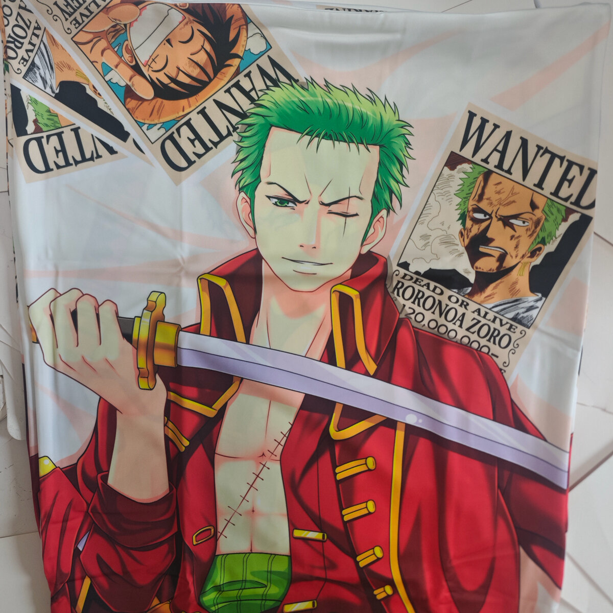 MISAKI1987 One Piece Roronoa Zoro Ван Пис Ророноа Зоро Аниме подушка типа дакимакура 2way Tricot 150cm*50cm