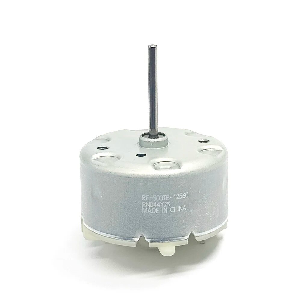 Двигатель Mabuchi RF-500TB-12560, 12 В постоянного тока, 5500 об/мин, длинная ось вала, микро-диаметр 32 мм, круглый электродвигатель 500